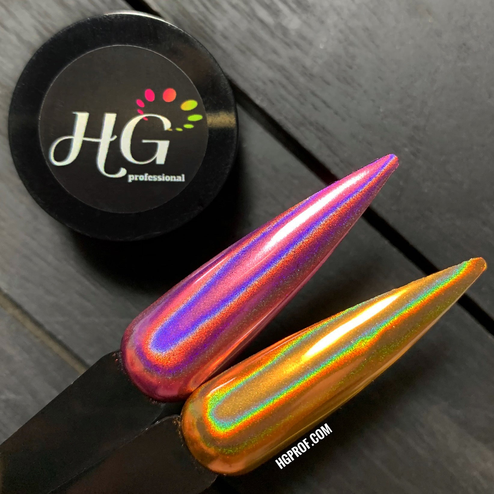 Holographic Powder Pink & Gold – HGPROFESSIONAL